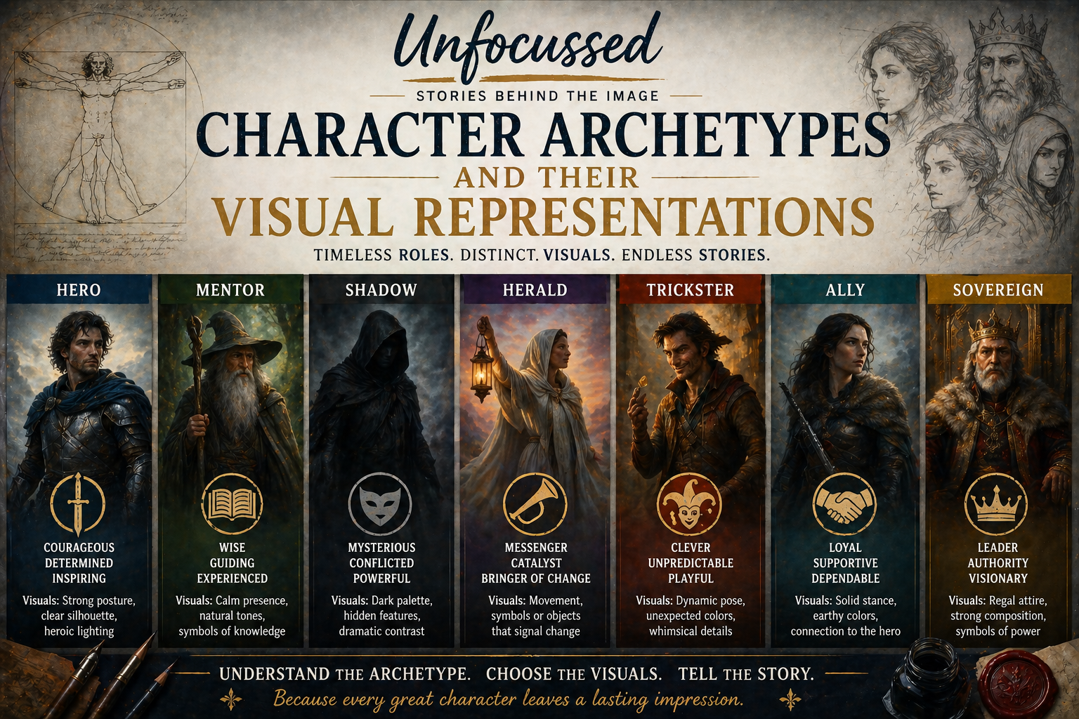 Character Archetypes and Their Visual Representations – Unfocussed ...