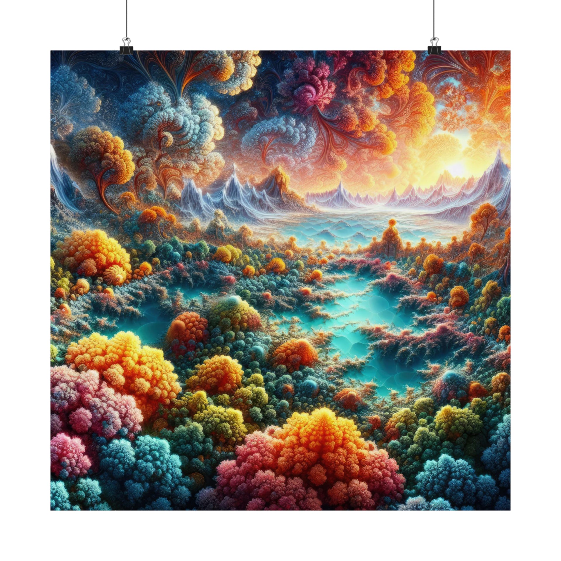 Symphony of Fractals Poster – Unfocussed Photography & Art