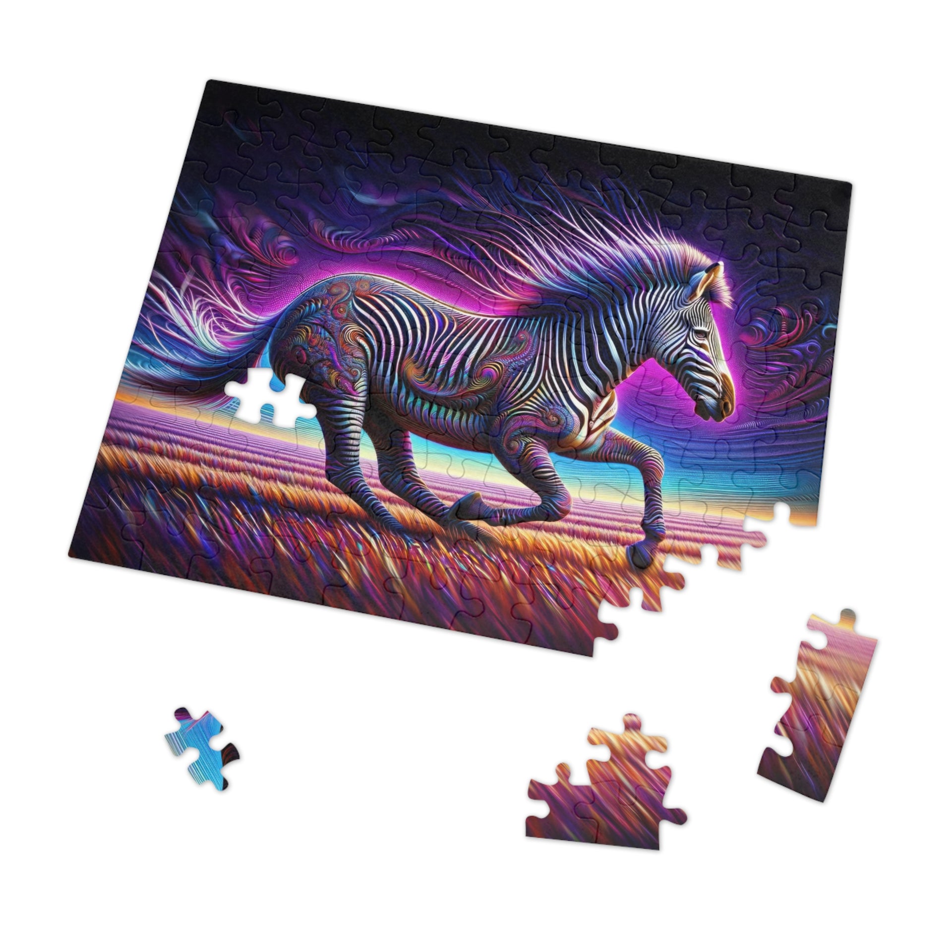Fluorescent Spectrum Puzzle – Unfocussed Photography & Art