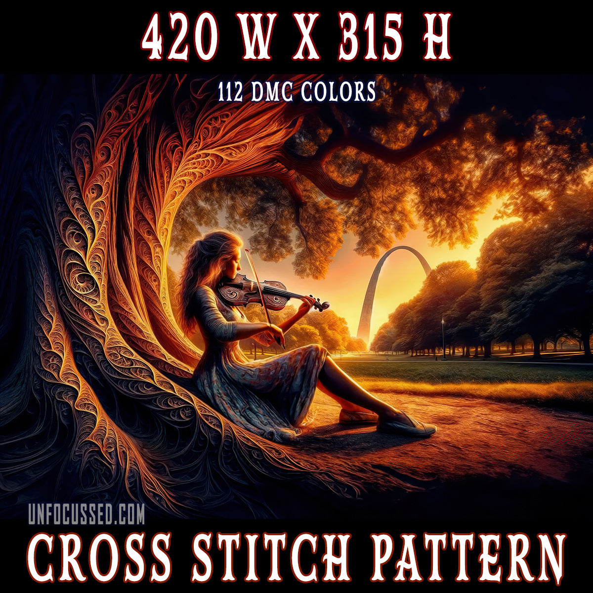 Arc of Harmony in the Park Cross Stitch Pattern – Unfocussed ...