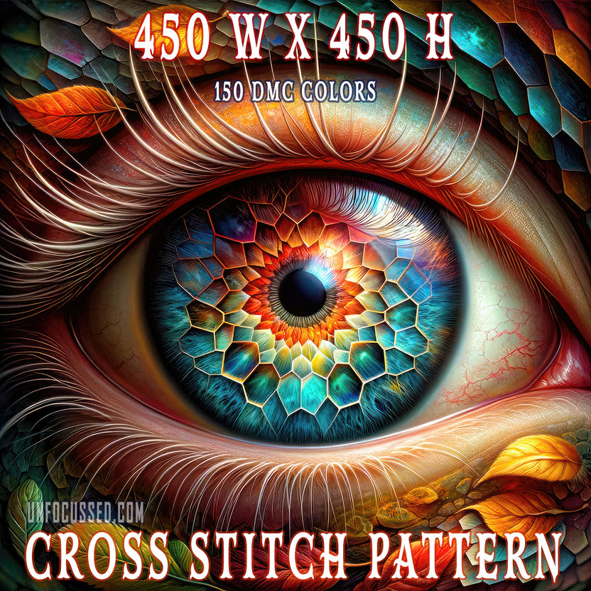 The Sentinel of the Silken Feathers Cross Stitch Pattern – Unfocussed ...