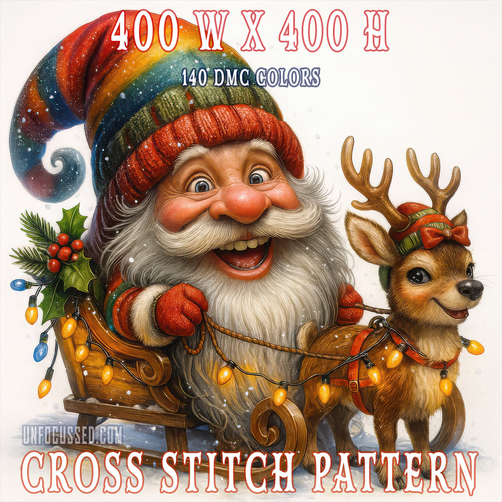Merry Misfits of North Pole Lane Cross Stitch Pattern – Unfocussed ...