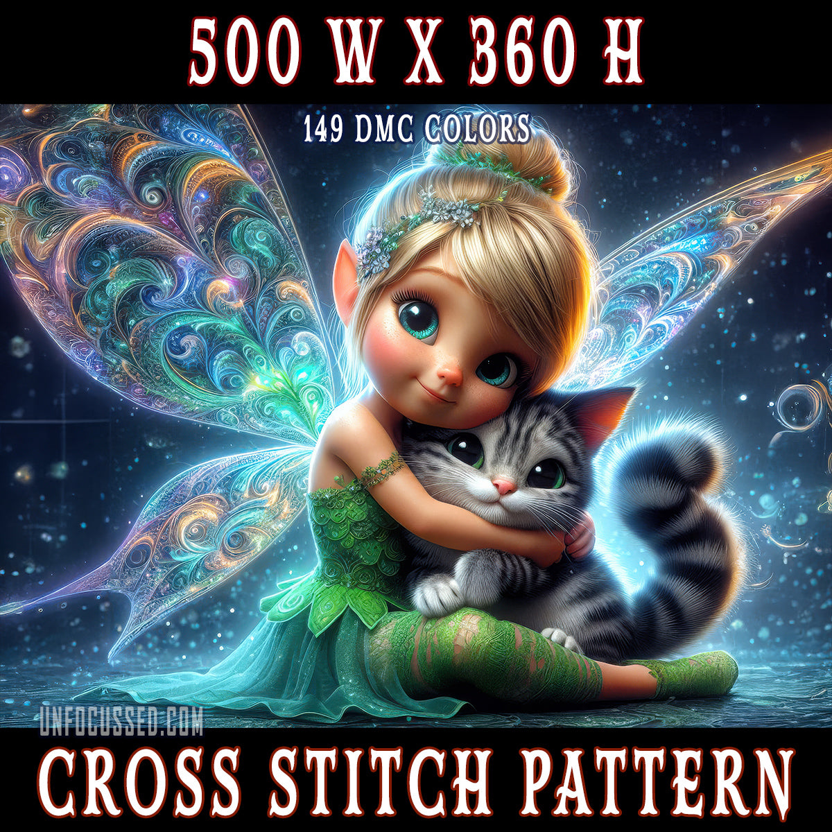 Whispers of the Glade Cross Stitch Pattern – Unfocussed Photography & Art